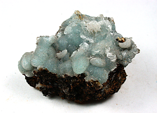 MINERALS : BOTRYOIDAL GROUP OF PALREBLUE HEMIMORPHITE XTLS, 79 MINE IN ...
