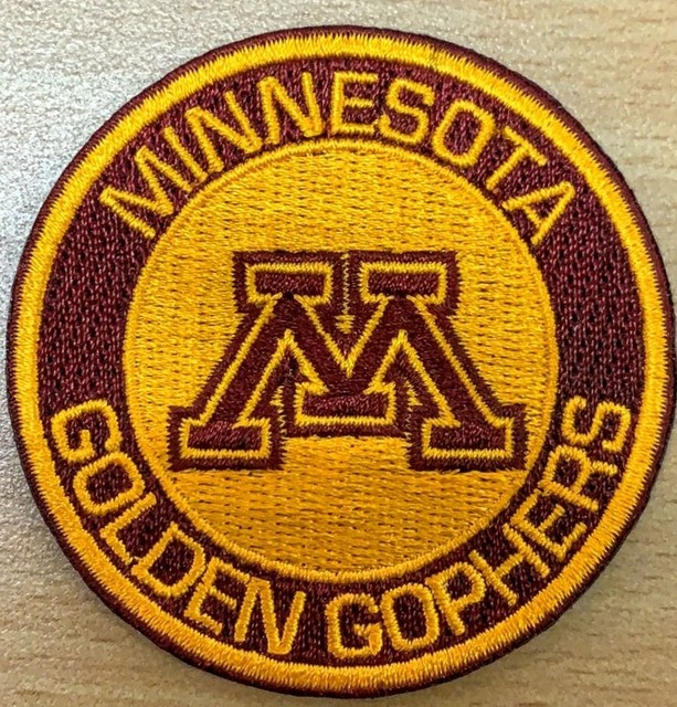MINNESOTA GOPHERS Iron on embroidered PATCH PATCHES COLLEGE UNIVERSITY ...