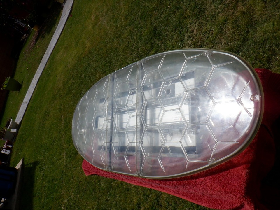 FEDERAL SIGNAL ARJENT LIGHT BAR CLEAR SHELL REPLACES YOURS • POLISHED ...