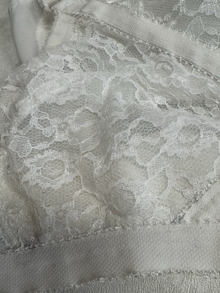 X3 Bras Used Vintage 36C White Wire-Free "Cross Your Heart" Bra by ...