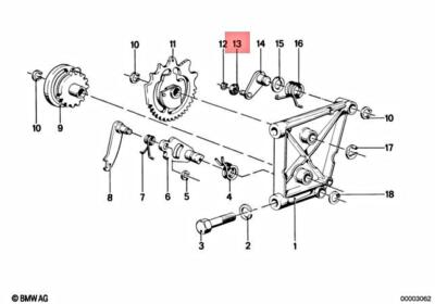 BMW Shifter Roller R60 R75 R80 R65 R80 R100 GS G/S ST RT RS CS TIC S ...