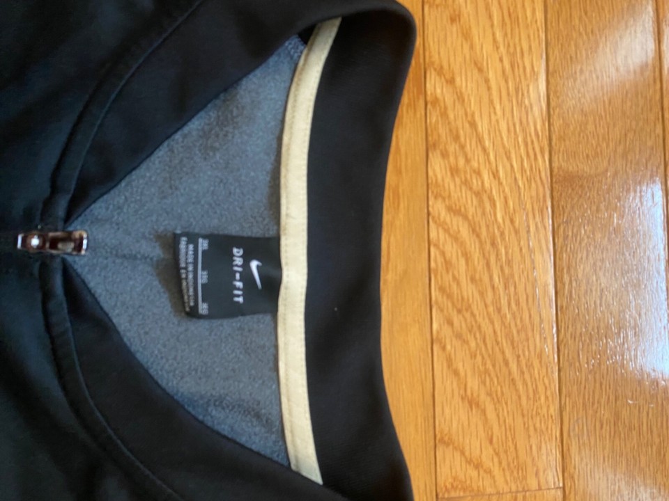 Nike Purdue Boilermakers Team Issue Mens Sz 3XL Black 1/4 Zip Dri-Fit ...