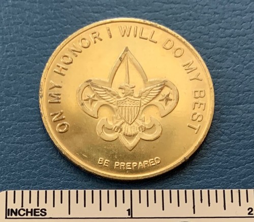 Vintage ON MY HONOR I WILL DO MY BEST Boy Scout Good Turn COIN TOKEN Be ...