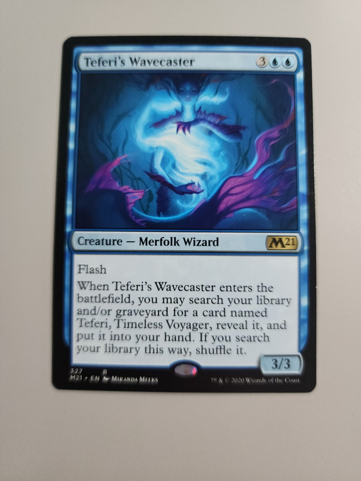 MTG Teferi's Wavecaster Core Set 2021 327 Regular Rare | eBay