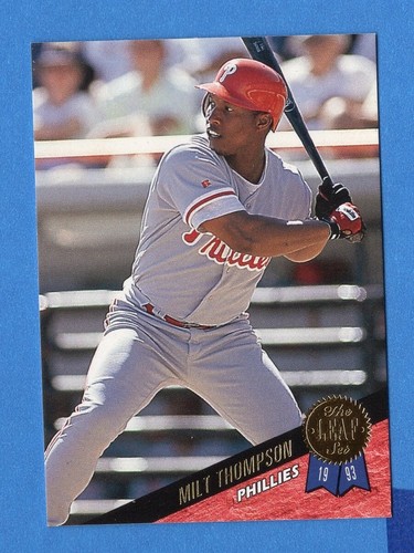 1993 Leaf Baseball Milt Thompson Philadelphia Phillies #417 | eBay