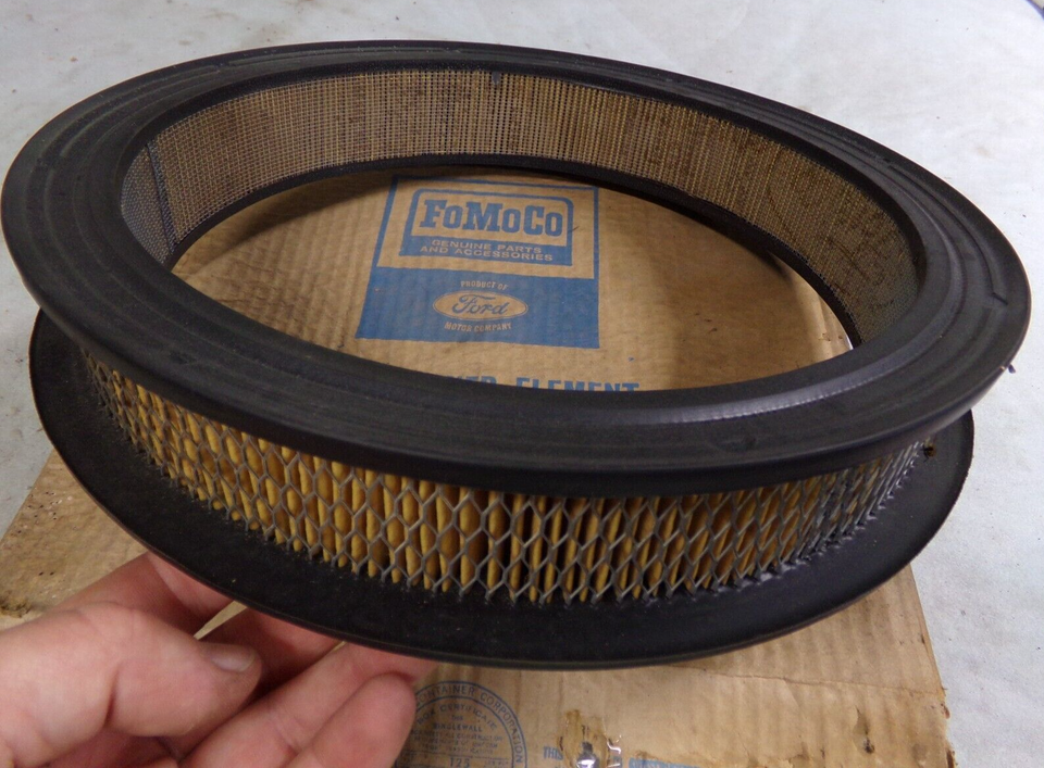 Air Filter, FoMoCo, Factory Correct, 1960/63 Ford, 1961/63 Thunderbird ...