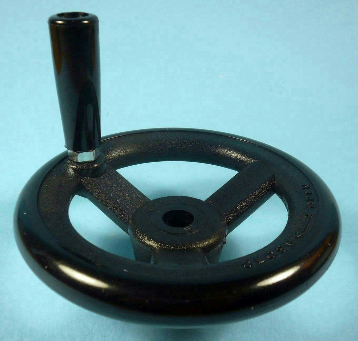 6" Spoked Machine Handwheel with 4" Long Handle 1/2" Bore New | eBay