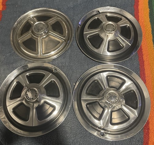 Set of Four American Motors Hubcaps Vintage, 3 Bended A Little. See ...