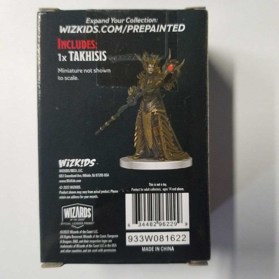 D&D Mini Takhisis Icons of the realms promo 2022 Wizkids FREE US Ship ...