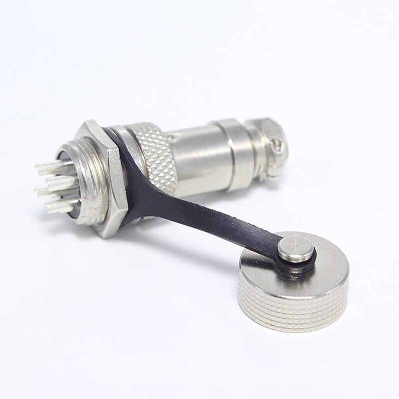 GX12 GX16 Aviation Connector Plug Cover Waterproof Dust Metal ...