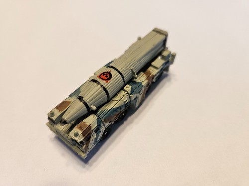 Micro Machines Scud Missile Launcher -VGC- Brown Blue Terror Skull | eBay