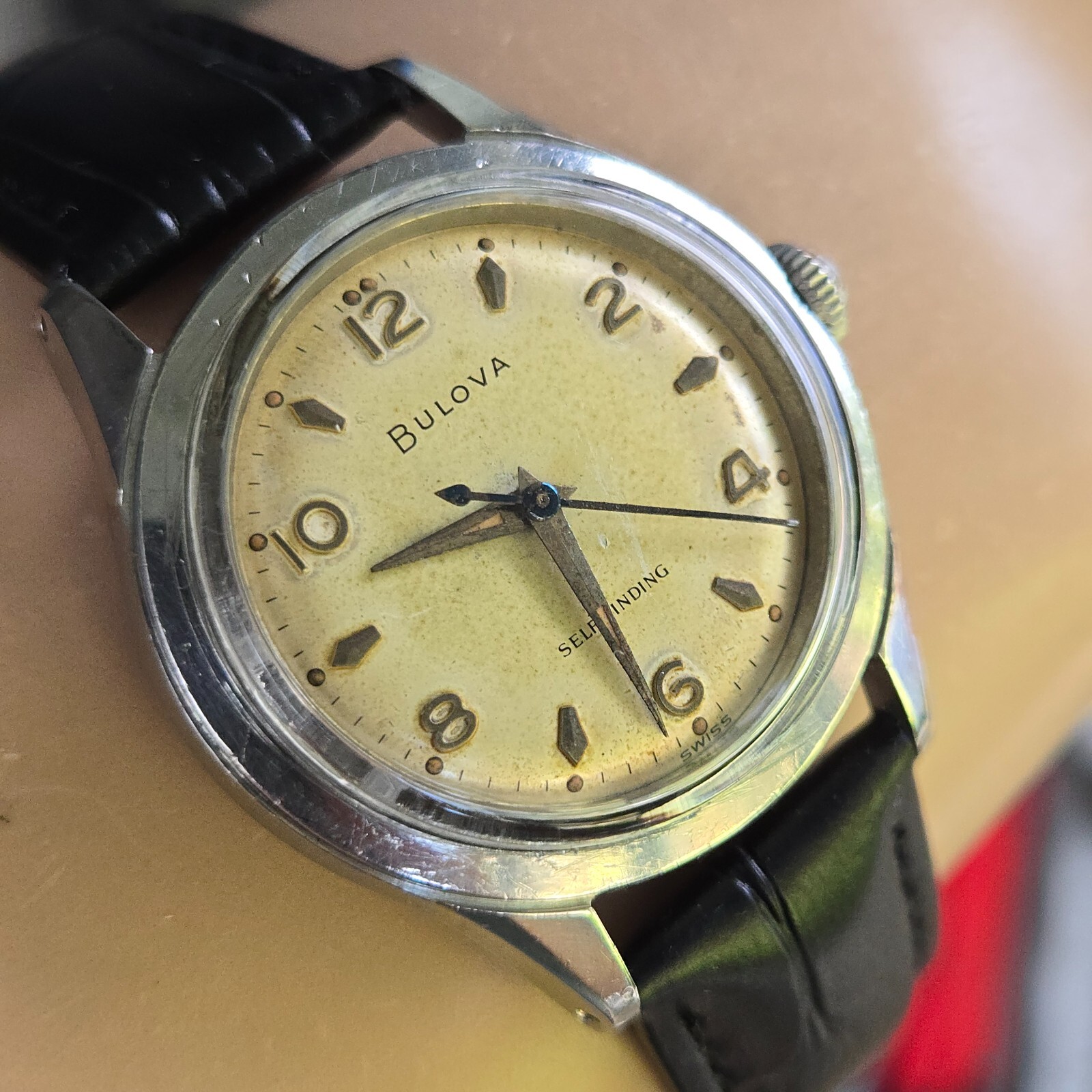 Vintage BULOVA Ocean Clipper men's automatic watch 11… - Gem