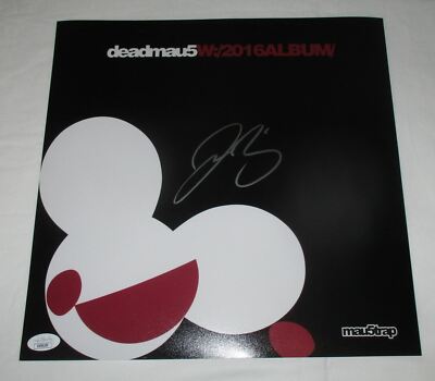 DEADMAU5 SIGNED W:/2016ALBUM/ 12X12 PHOTO JSA JOEL ZIMMERMAN | eBay