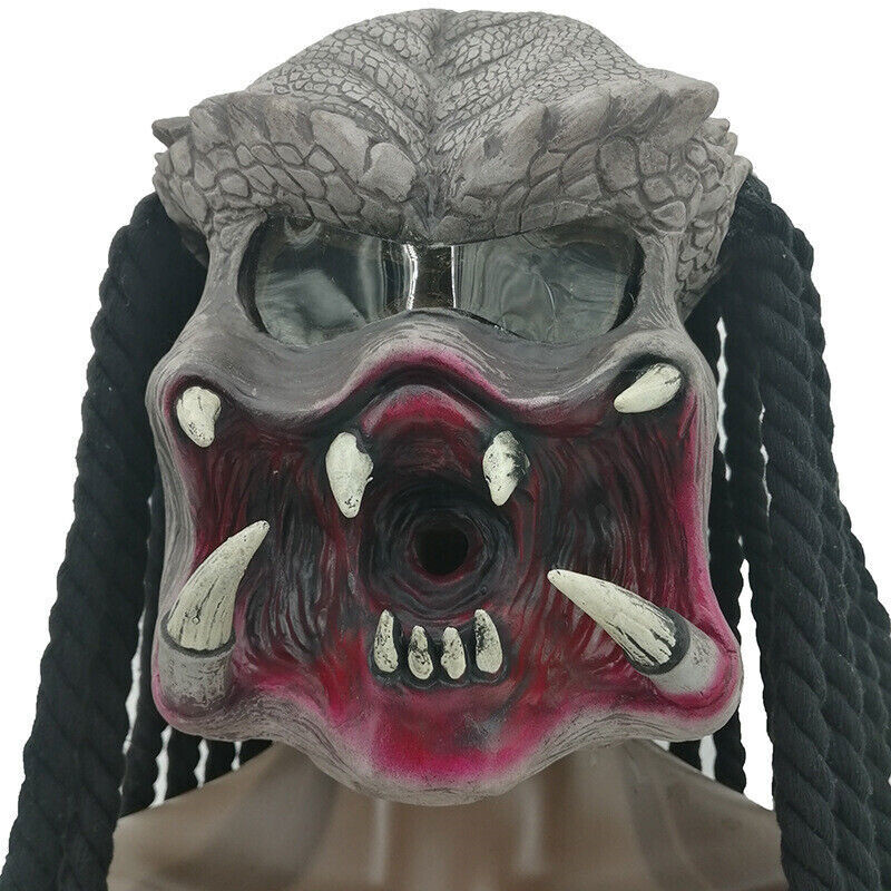 Alien VS. Predator Latex Mask Predator Halloween Cosplay Mask Helmet ...