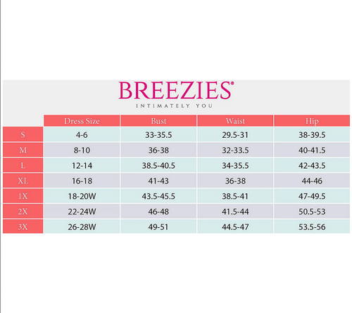 Breezies Tummy Smoothing Seamless 3/4 Cropped Leggings-Black-XL A463927 ...