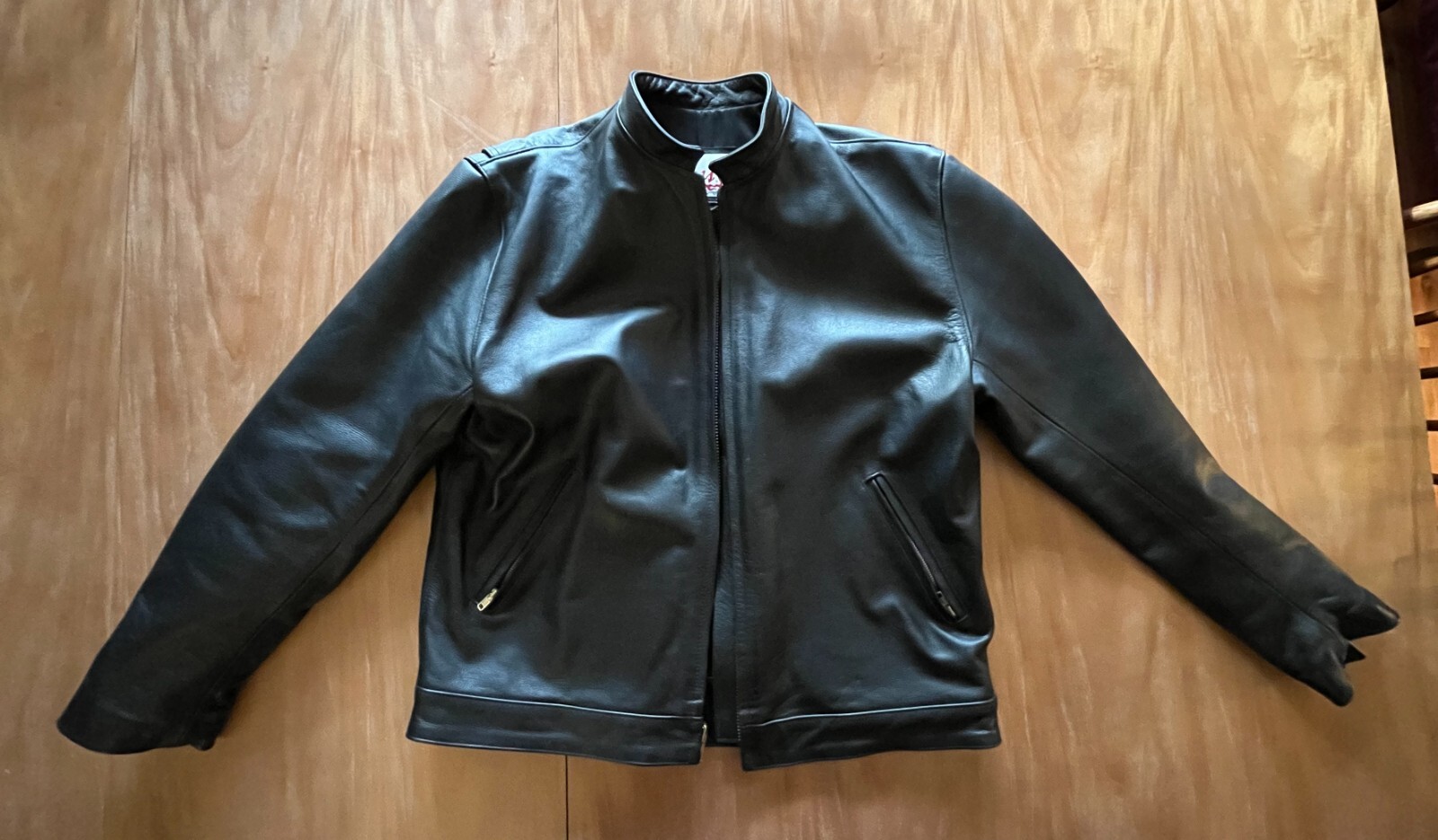 Lil Joes Legendary Leathers Black Motorcycle Jacket Made in USA Biker ...