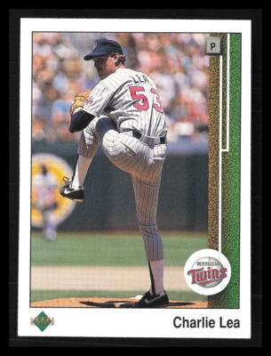 Charlie Lea 1989 Upper Deck #81 Minnesota Twins | eBay