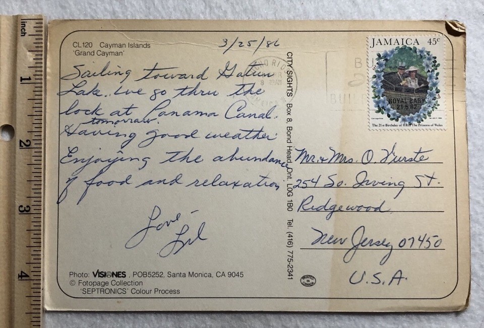 Cayman Islands Grand Cayman-Oversized Postcard (E1) | eBay