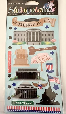 Stickopotamus Washington DC Monuments Binder Stickers | eBay