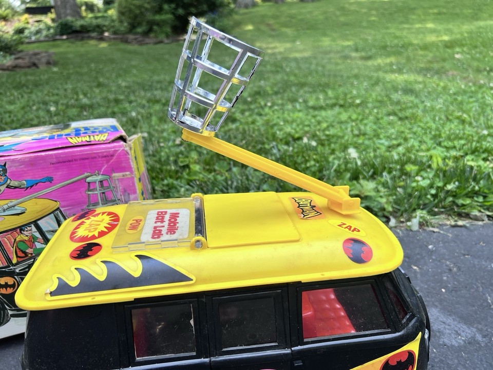 Vintage 1975 MEGO Batman Bat Lab Van Volkswagen Bus Toy Rare | eBay
