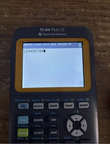 Texas Instruments TI-84 Plus CE Graphing Calculator School Property ...