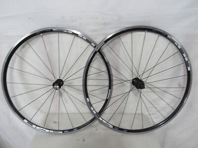 Shimano R500 WH-R501 10 Speed Alloy Clincher Road Bike Wheelset Gray | eBay