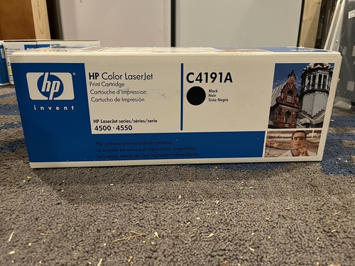 GENUINE HP C4191A OEM Genuine Black Laserjet Toner Print Cartridge ...