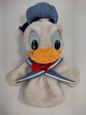 Vintage Donald Duck Sailor Hand Puppet Plush 11" Pretend Play Show ...