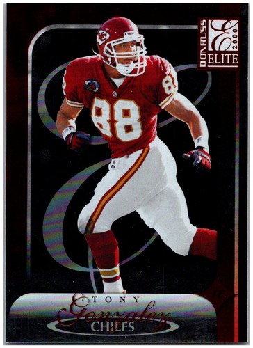 2000 Donruss Elite #54 Tony Gonzalez - HOF FREE SHIPPING! | eBay