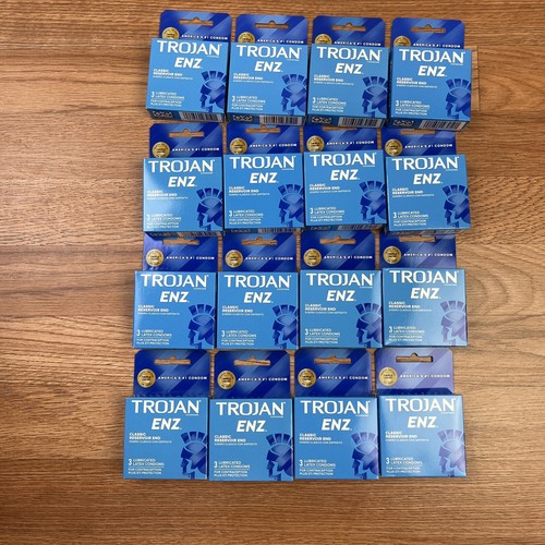 Trojan ENZ Classic Reservoir End Lubricated Latex Condoms 48 Count | eBay