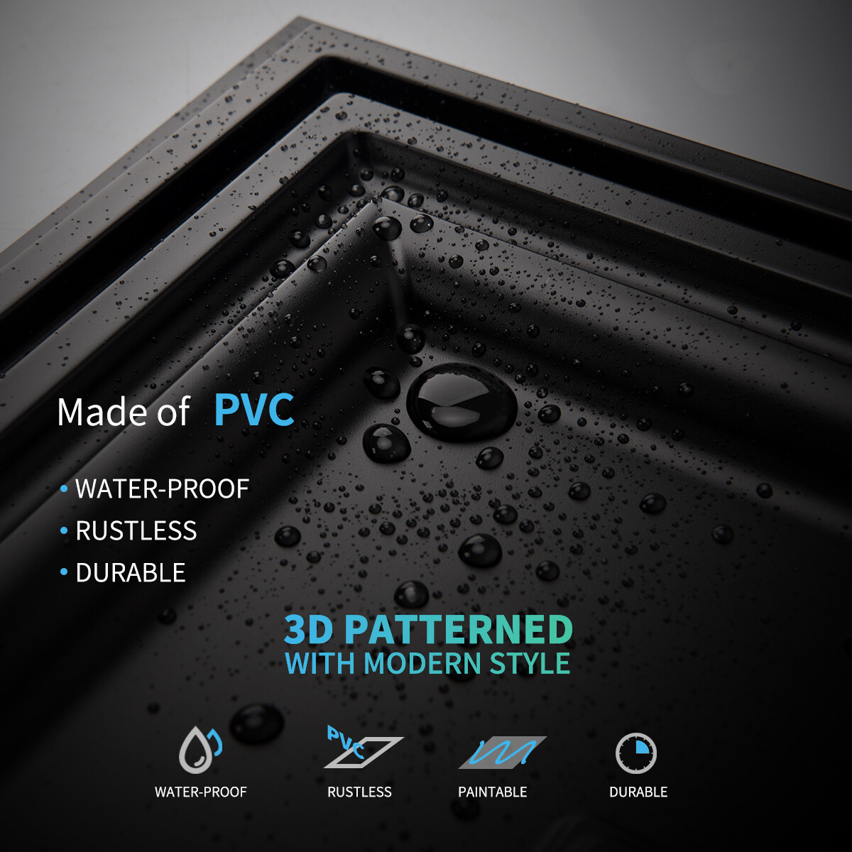 Art3d 12-Pack PVC Drop Ceiling Tiles 24x48in Glue up Waterproof Panels ...