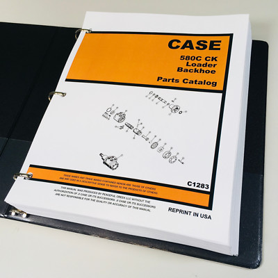 CASE 580C CK TRACTOR LOADER BACKHOE PARTS MANUAL CATALOG | eBay