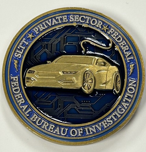 FBI HQ Electric Vehicle Defensive Working Group Challenge Coin | eBay