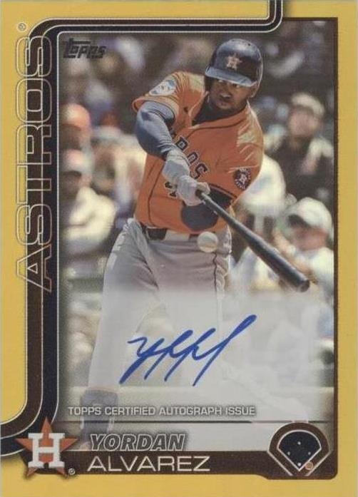 2025 Topps Series 1 - Flagship Real One Autographs Yordan Alvarez #244 ...