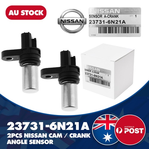 2pcs Crank Crankshaft Camshaft Position Sensor OE#23731-6N21A Fits ...