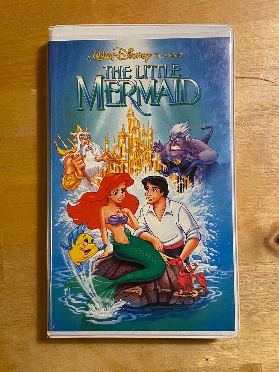 *RARE* Black Diamond Disney The Little Mermaid (VHS, 1989) BANNED COVER ...