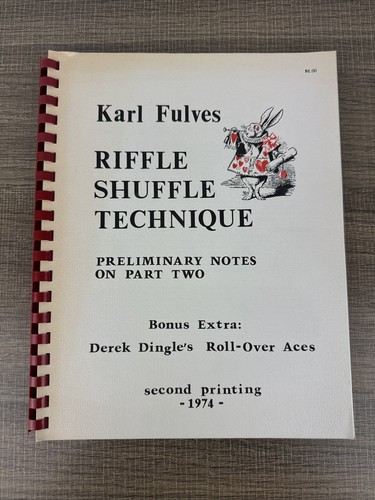 Karl Fulves Riffle Shuffle Technique Notes On Part II Card Magic ...