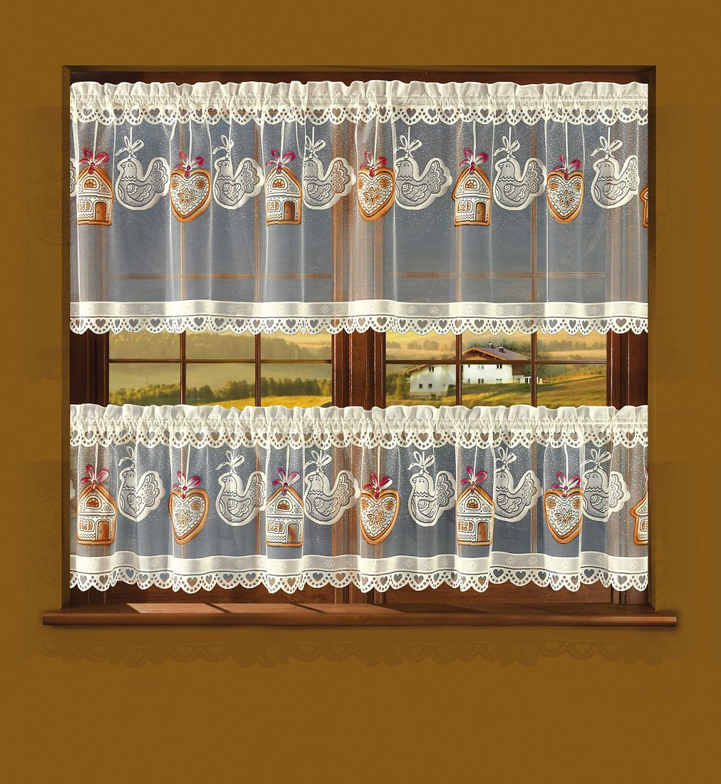 NEW JACQUARD CAFE KITCHEN NET CURTAINS COFFEE TEA PRICE PER METRE | eBay