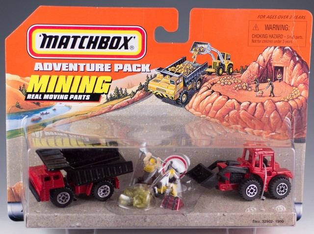 Matchbox Adventure Pack Mining Playset on Card 1997 for sale online | eBay