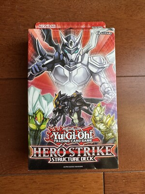Yu-Gi-Oh! Hero Strike Starter Structure Deck For Trading Card Game Hero ...