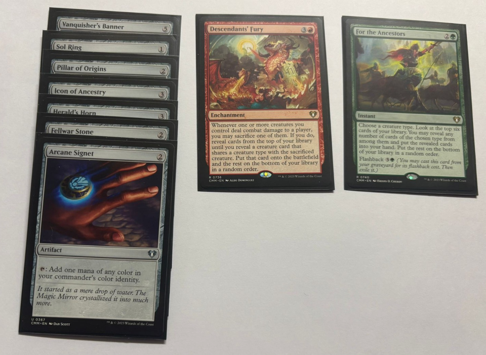 Extremely Upgraded Sliver Commander Precon Deck for Magic The Gathering ...
