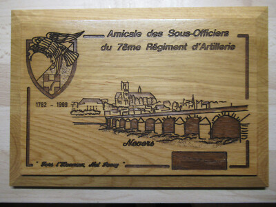 plaque commémorative - 7ème RA | eBay