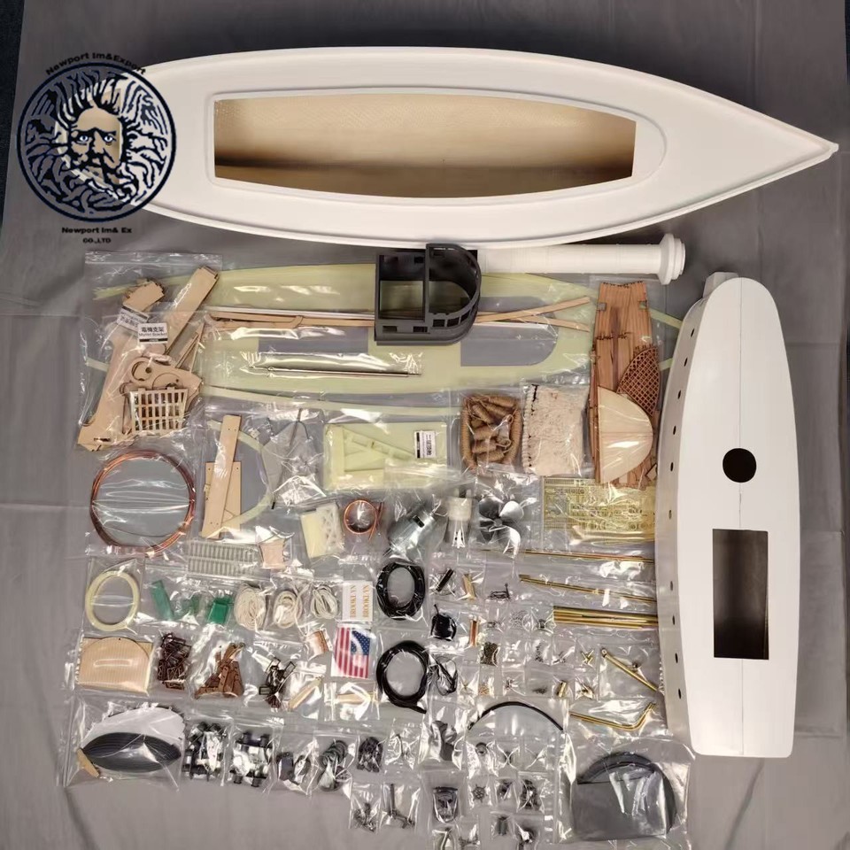Brooklyn Tugboat RC Model Ship Kit – 1:32 Scale | 39.6" Fiberglass Hull ...
