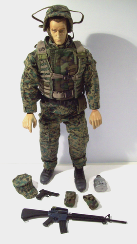 BBi Elite Force USMC Captain Arthur Fenton 12" Action Figure, 1/6 Scale ...