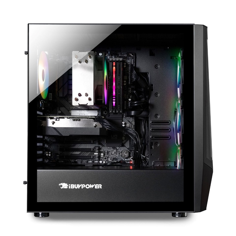 iBUYPOWER TMI5N3501 TraceMesh i5-14400F 2.5GHz NVIDIA GeForce RTX 3050 ...