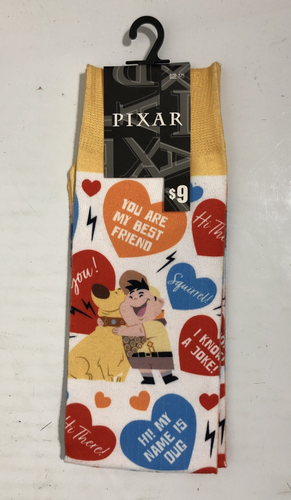 Zing - Pixar “UP” 🎈🎈Adult Size 7-11 Unisex Socks - BNWT - White - Dug ...