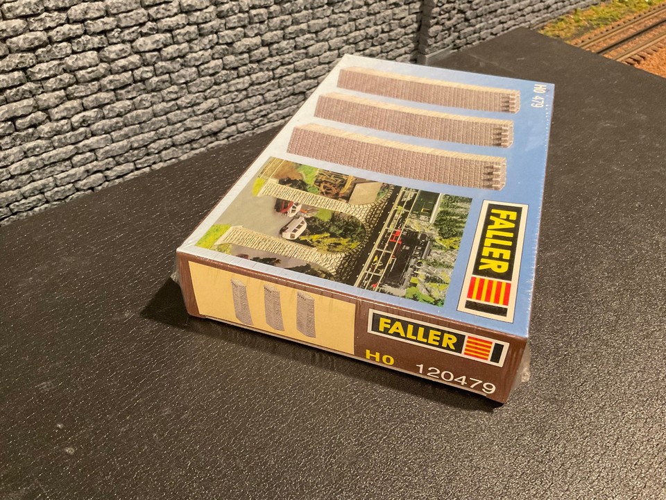 Faller #120479 HO Scale Stone Bridge Piers Plastic Building Kit | eBay