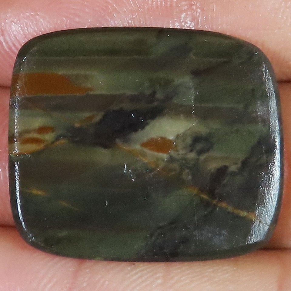 natural FLINT STONE JASPER cushion cabochon gemstone 33.90 Carat ...