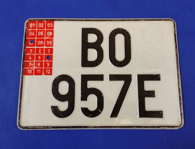 CZECH REPUBLIC EUROPA PAIR LICENSE PLATE TAG | eBay