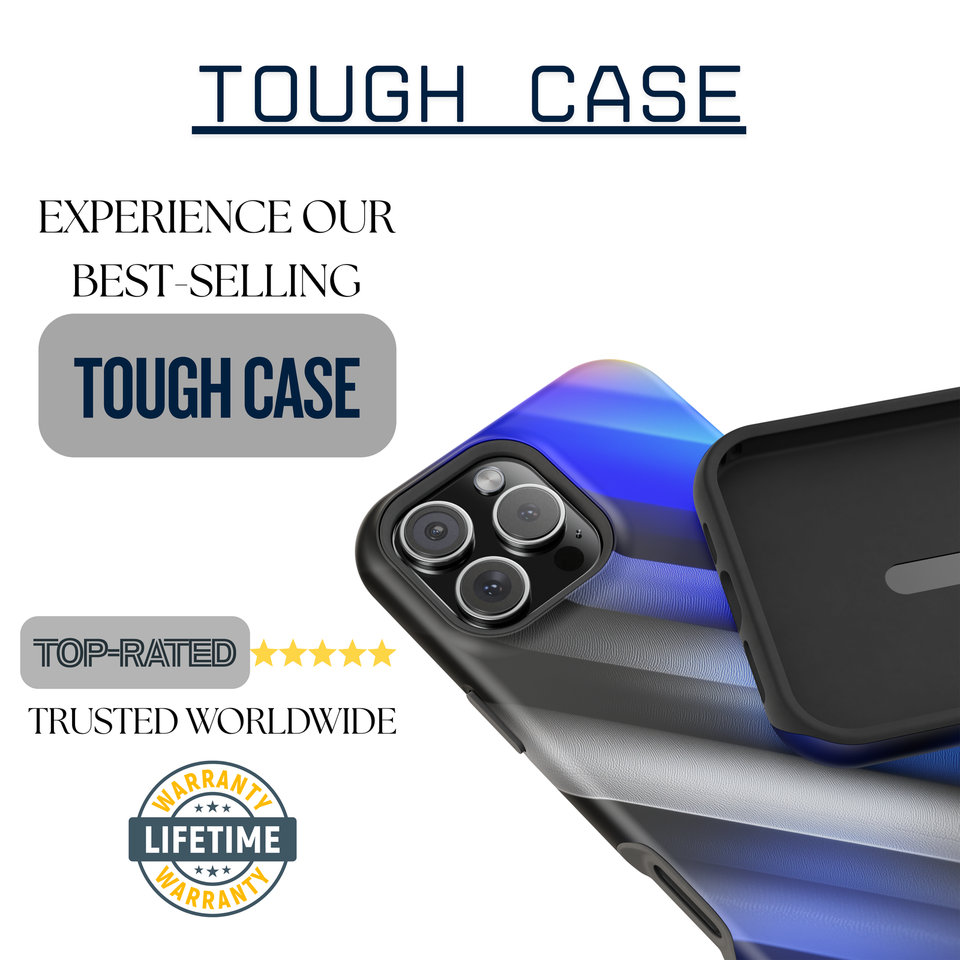 Phone Ink - Case for iPhone/Galaxy/Pixel - Black Wave Fluid Void Seeker ...